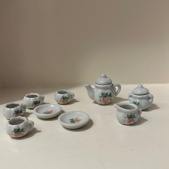 Toys | Vintage Miniature Tea Set | Poshmark